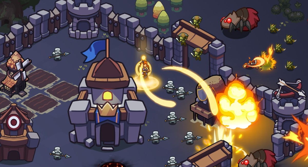 Участвуй в эпической битве за королевство с тьмой в игре Nighty Knight ...